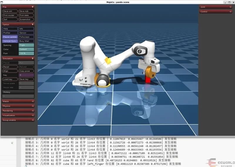 PNP技术教程之2：MuJoCo机械臂仿真——从场景修改到碰撞检测全攻略 - PNP机器人 集智联机器人 Franka机器人、ABB机器人官方授权伙伴