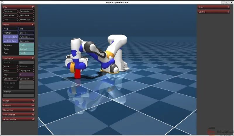 PNP技术教程之2：MuJoCo机械臂仿真——从场景修改到碰撞检测全攻略 - PNP机器人 集智联机器人 Franka机器人、ABB机器人官方授权伙伴