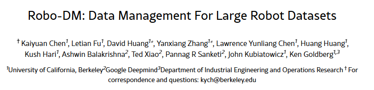 2025 ICRA **论文解读：加州大学伯克利分校与谷歌 DeepMind 合作开源机器人数据管理工具——Robo-DM - PNP机器人 集智联机器人 Franka机器人、ABB机器人官方授权伙伴